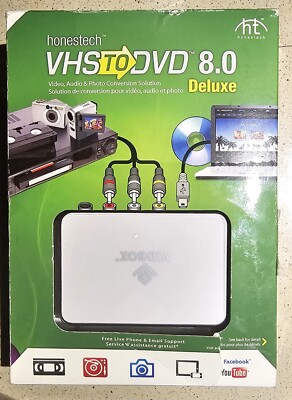 Honestech VHS to DVD 8.0 Deluxe Video, Audio, & Photo Conversion For ...