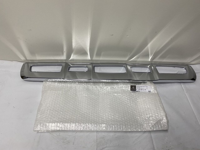 2016 - 2018 MERCEDES GLC Glc300 OEM Front Bumper Chrome Valance Trim ...