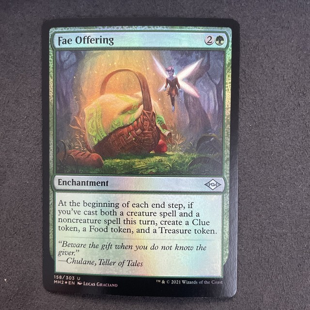 MTG Fae Offering Modern Horizons 2 158/303 Regular Uncommon for sale ...