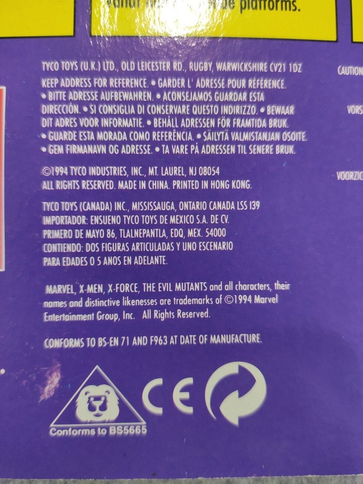 x-Men Vs Magneto Jet Hangar Tyco Pocket Comics Package New Portable ...