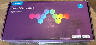 Govee Glide Hexa Light Panels, RGBIC LED Hexagon Wall Lights, Wi-Fi ...