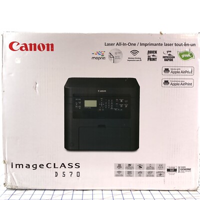 NEW Canon Image CLASS D570 Monochrome Laser Printer with Scanner and ...