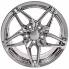 17 inch Chrome Wheel SET fits C4 Corvette - CV31 C7 ZR1 style 17x9.5 ...