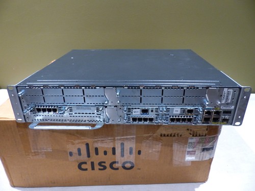 CISCO 3825 GIGABIT ROUTER CISCO3825 +VIC2-4FX0 NM-HD-2V VWIC 1MFT-T1 ...