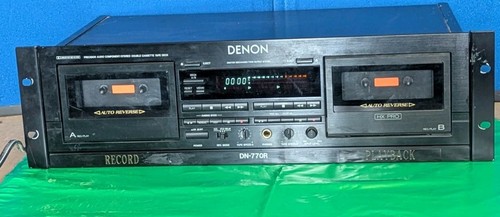 Denon DN-770R Stereo Double HX-PRO Auto Reverse Cassette Dual Tape ...