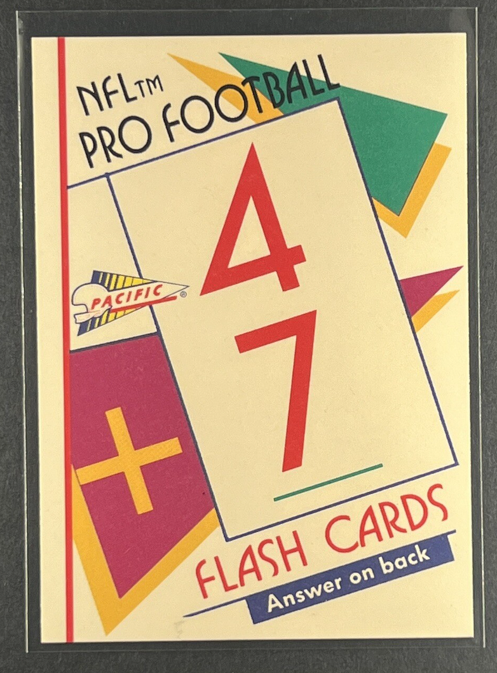 Jeff George #74 1991 Pacific Flash Cards Indianapolis Colts | eBay UK