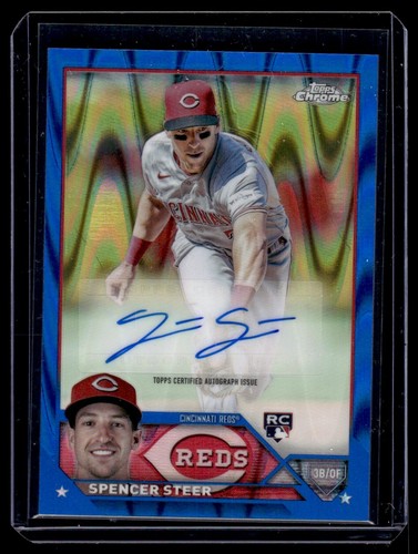 2023 Topps Chrome Sapphire Cincinnati Reds RC Auto 140/150 Cincinnati ...