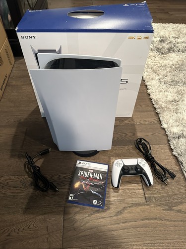 Sony PS5 Original DISC Edition 1TB Video Game Console Bundle - White | eBay