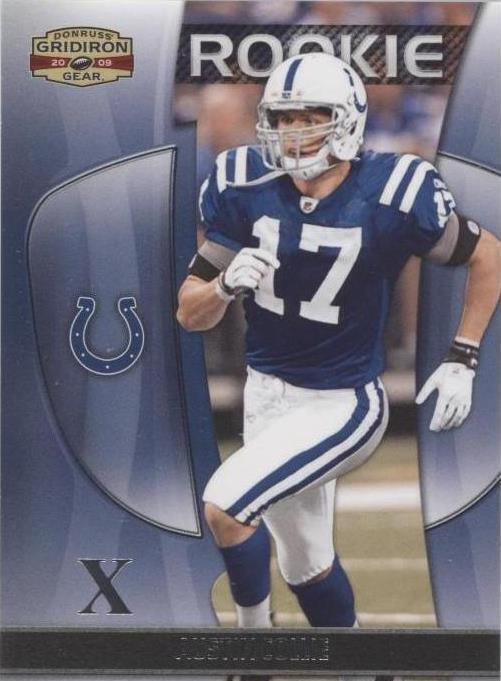 2009 Donruss Gridiron Gear - Rookie Austin Collie #109 Silver Xs /250 ...