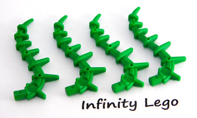 4 LEGO Green Spines Plant Seaweed Spikes Barraki Bionicle (55236 ...