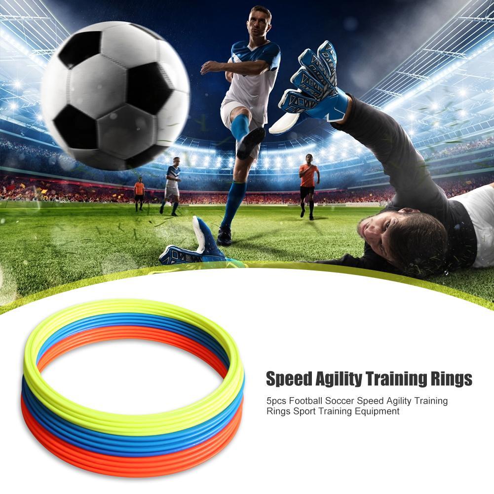 10pcs Football Soccer Speed Agility Rings Sport Training Equipment ...