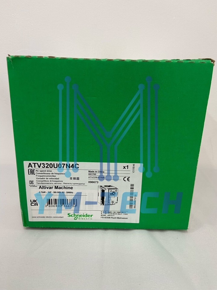 New In Box SCHNEIDER ATV320U07N4C Variable Speed Drive 400V 0.75kW | eBay