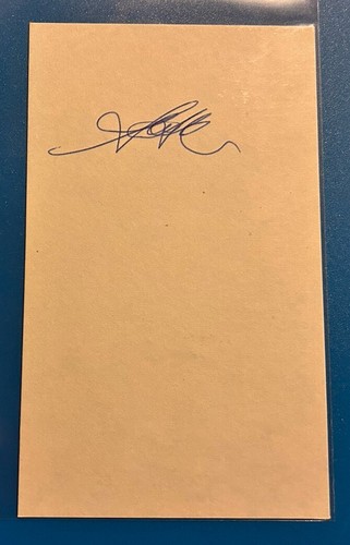 Steve Shutt Hand Signed Auto Autograph Index Card Montreal Canadiens LA ...