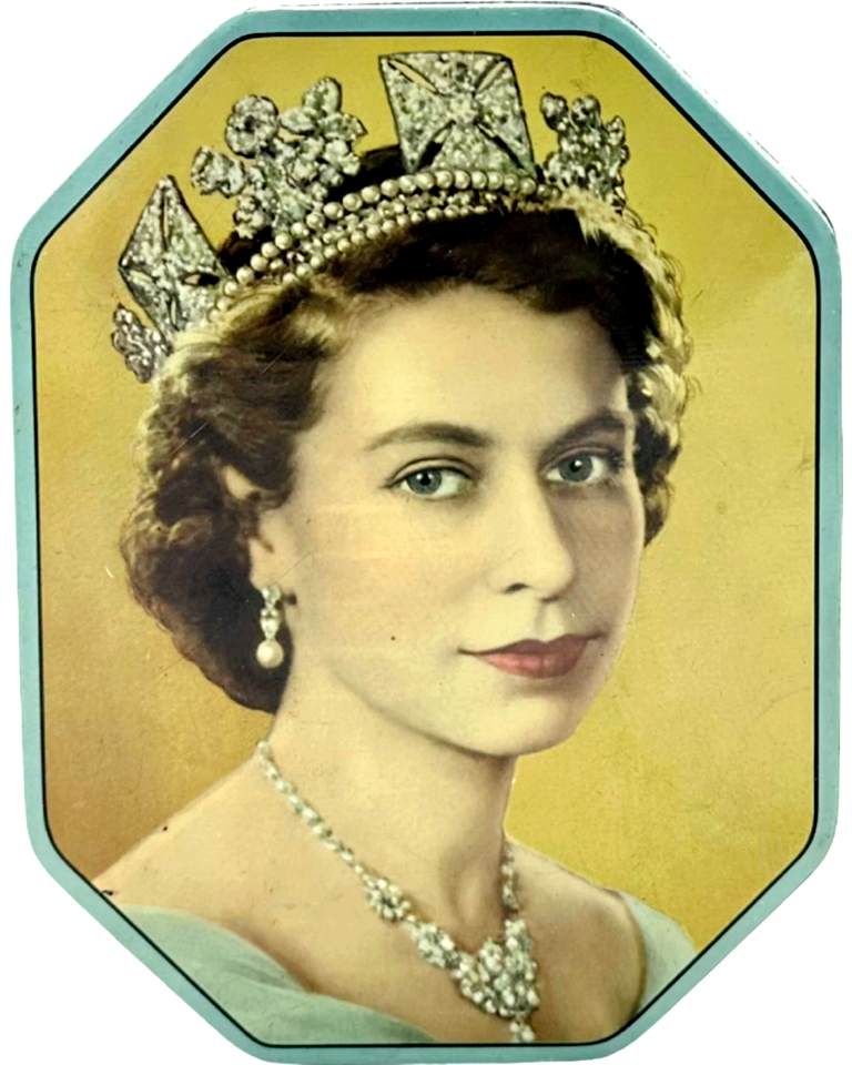 Vintage Queen Elizabeth II 1953 Coronation Tin Metal Box | eBay
