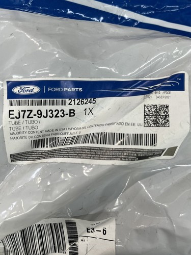 Ford Pump To Rail Fuel Line EJ7E-9J323-CA | eBay