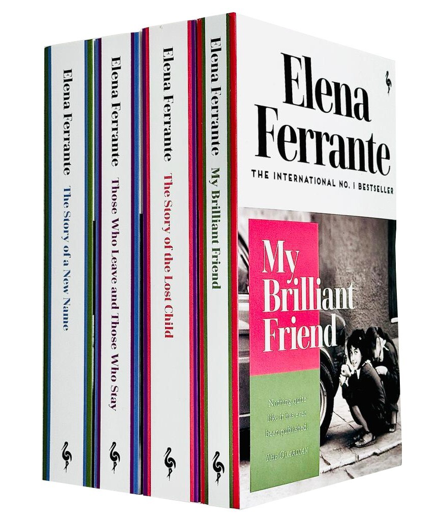 Neapolitan Novels Series 4 Books Set by Elena Ferrante My Brilliant ...