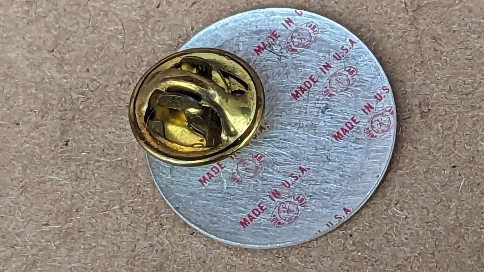 VINTAGE IBEW LOCAL LAPEL PIN UNION LU 1455 BROTHERHOOD ELECTRICAL ...