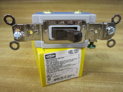 Hubbell HBL1201 Single Pole Switch (Pack of 4) | eBay
