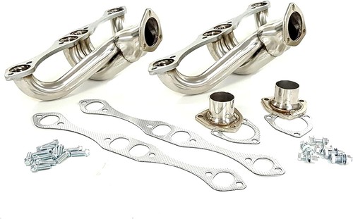 Exhaust Shorty Headers For Chevrolet SBC V8 Small Block 265 283 305 307 ...
