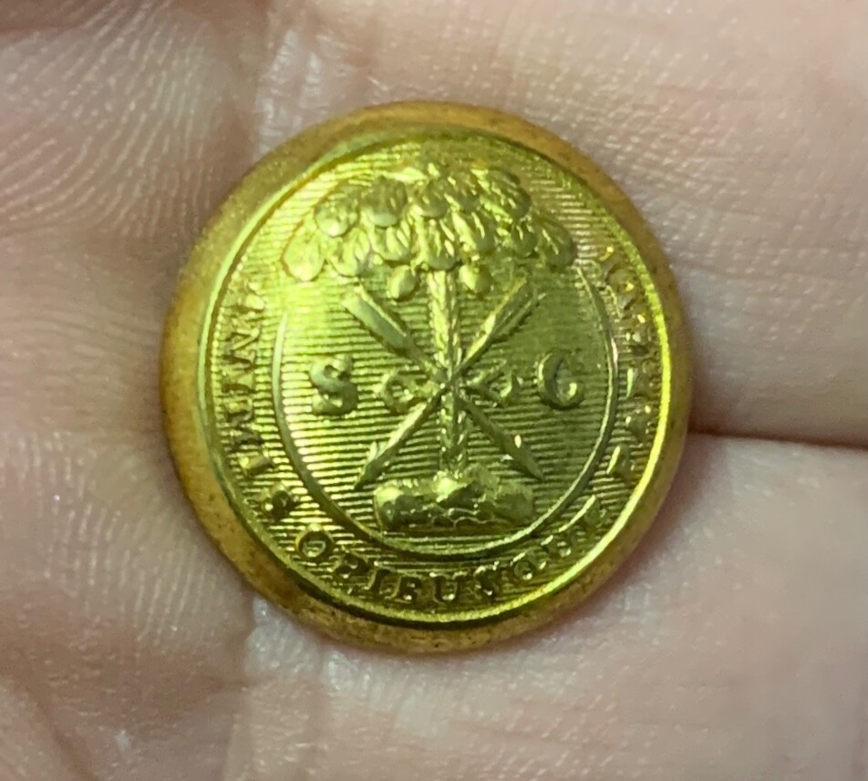 South Carolina Militia Civil War Button | eBay