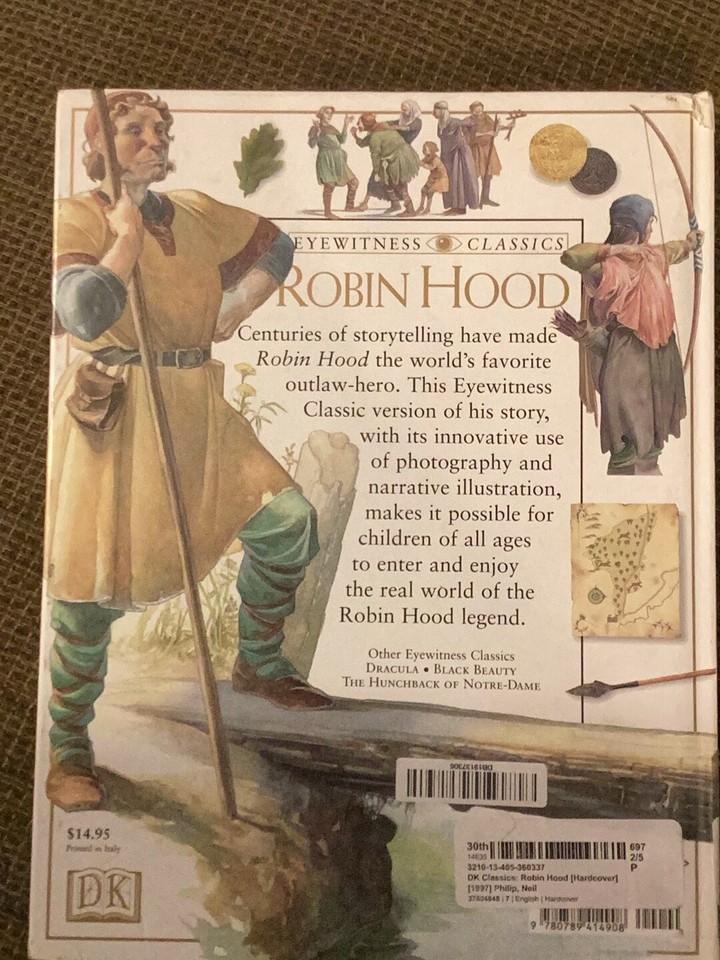 Eyewitness Classics: Robin Hood Hb (Dk Classics) By Neil Philip ...