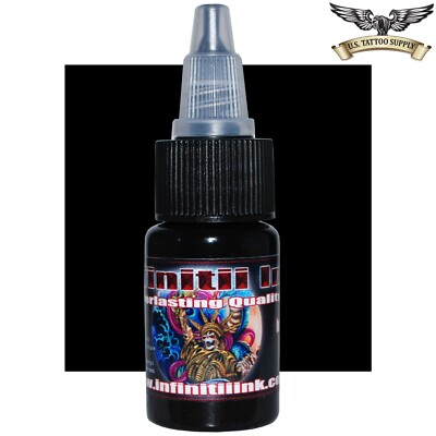 Infinitii Premium Quality Tattoo Ink 1/2oz (0.5 oz) - Triple Black | eBay