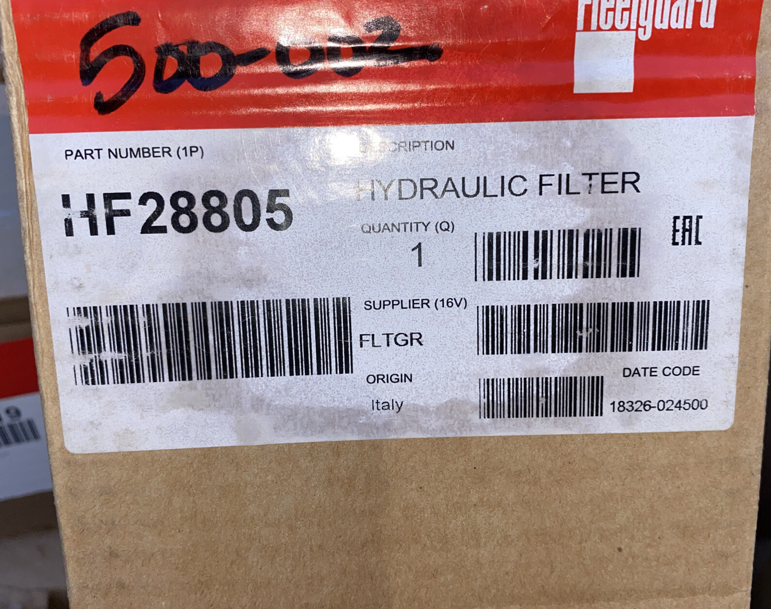 FLEETGUARD HF35305 - cross reference oil filters | oilfilter ...