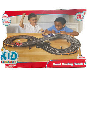 NEW Kid Connection Toy 37 Piece Road Racing Track Set Battery Operated ...