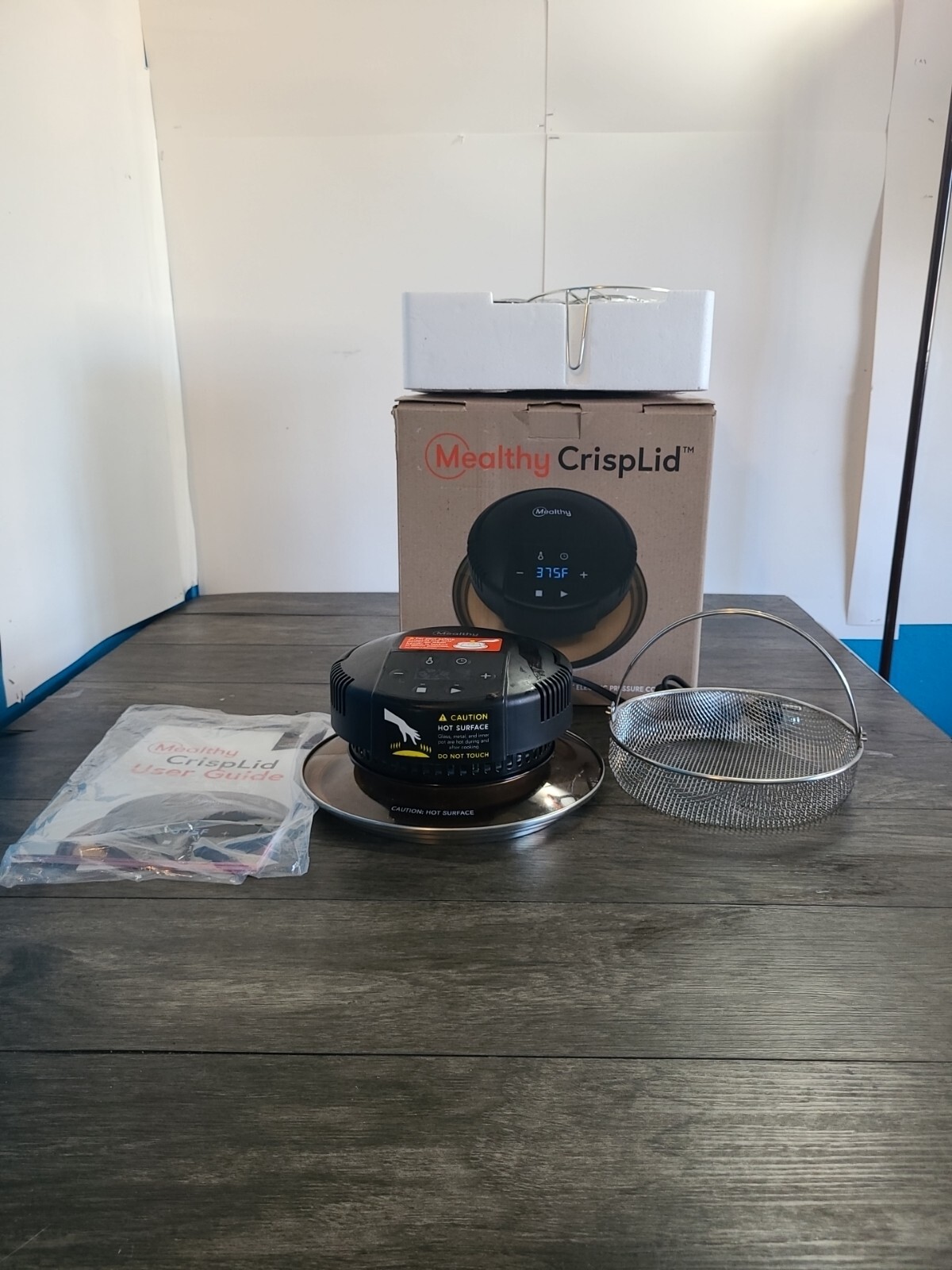 Mealthy CrispLid Electric Pressure Cooker Lid Fits 6 or 8 Qt Model MCL ...