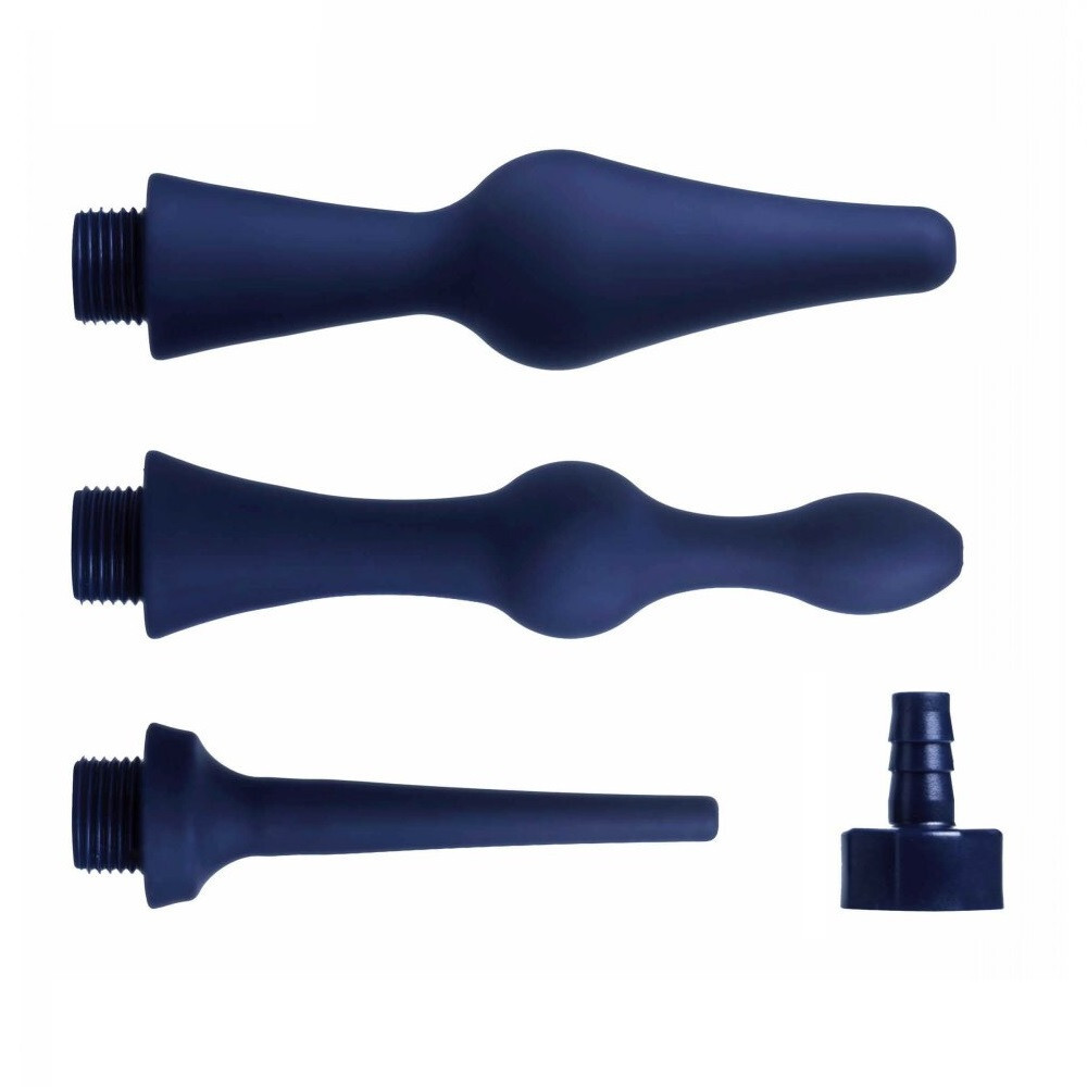 Clean Stream Enema SILICONE Universal Attachments Set 3pc Anal Douche ...
