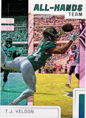 2019 Panini Score All - Hands Team T.J Veldon #AHT-6 - Jaguars | eBay
