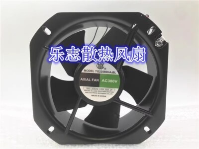 AXIAL FAN TG22580HA3BL 22580 AC380V 50/60Hz 0.32A 80W Metal Cooling Fan ...