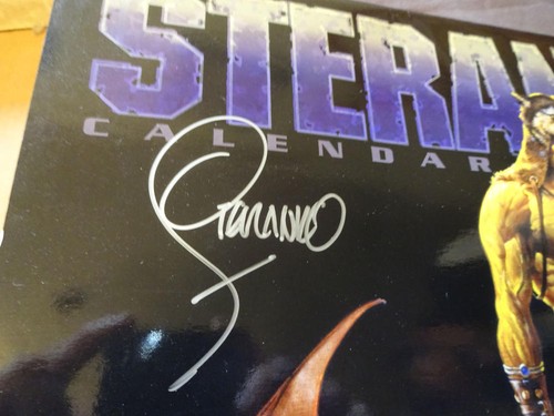 Signed by Jim STERANKO CALENDAR 2007, Opened for signing at SDCC ...