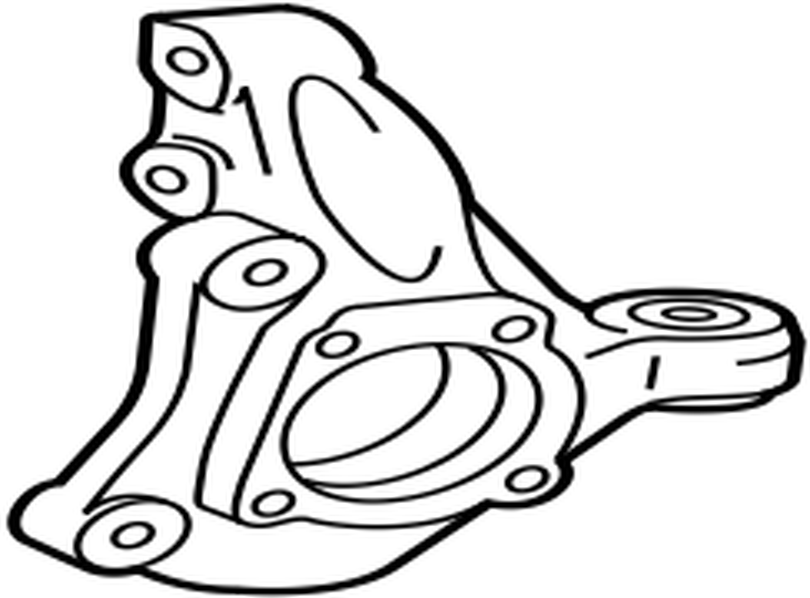 43211-12460 Toyota Knuckle, steering, rh 4321112460, New Genuine OEM ...