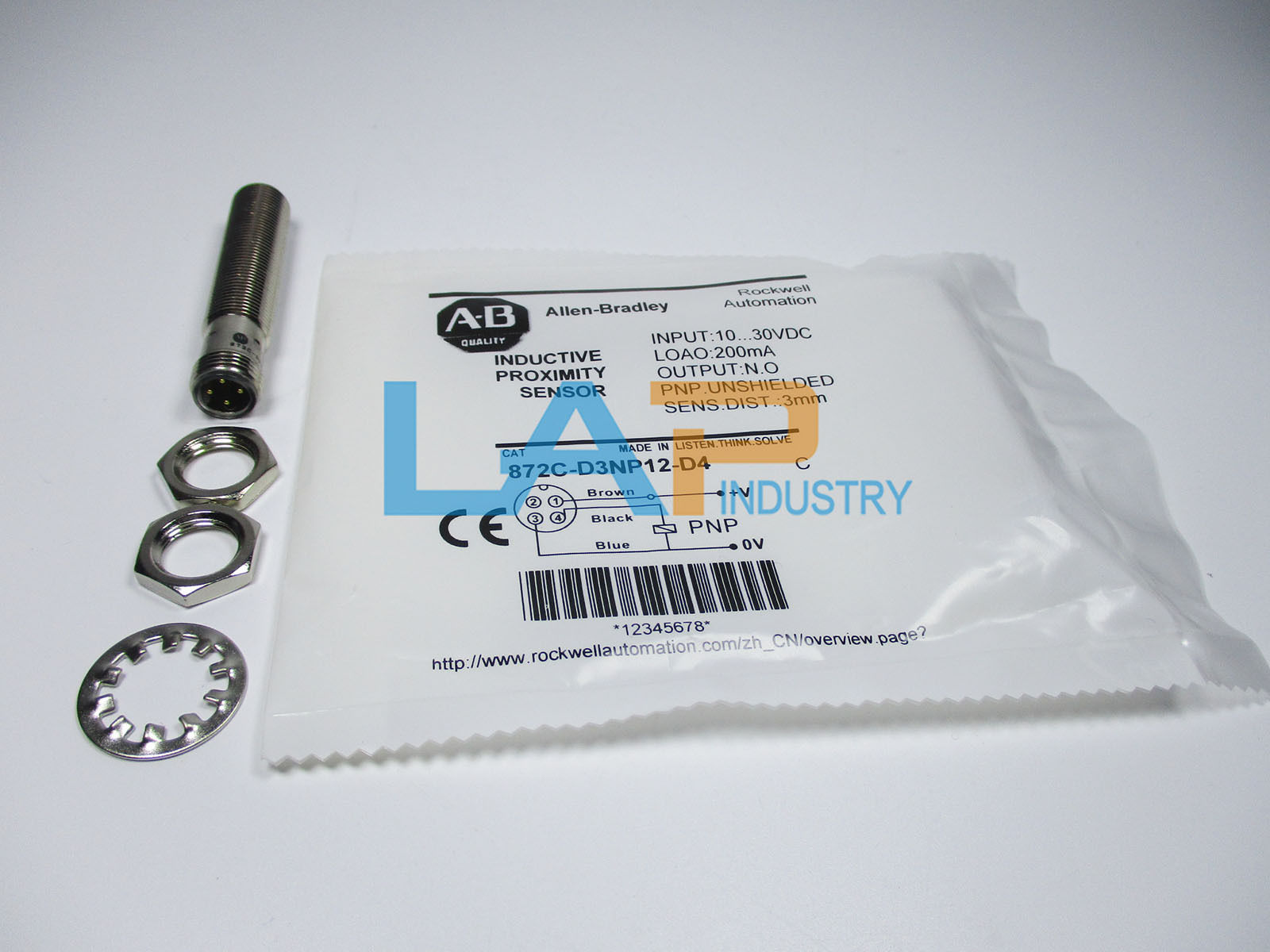 1Pcs New For Allen Bradley Proximity sensor 872C-D3NP12-D4 10~30VDC ...