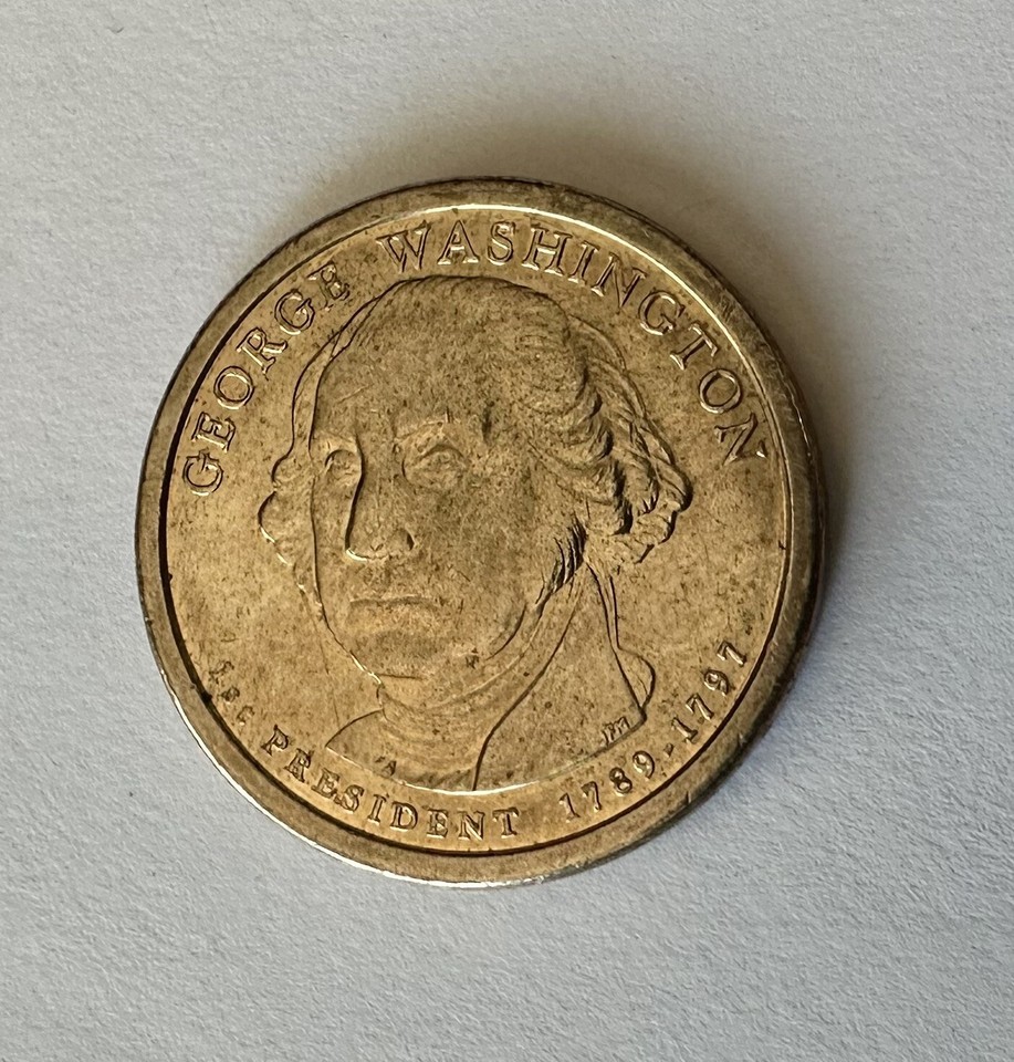 2007 D $1 George Washington Coin 1st President Of The U.S. 1789 to 1797 ...