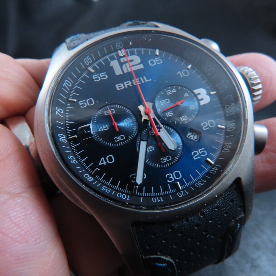 All Steel Breil Chronograph 24 Hours Quartz Men Watch | eBay