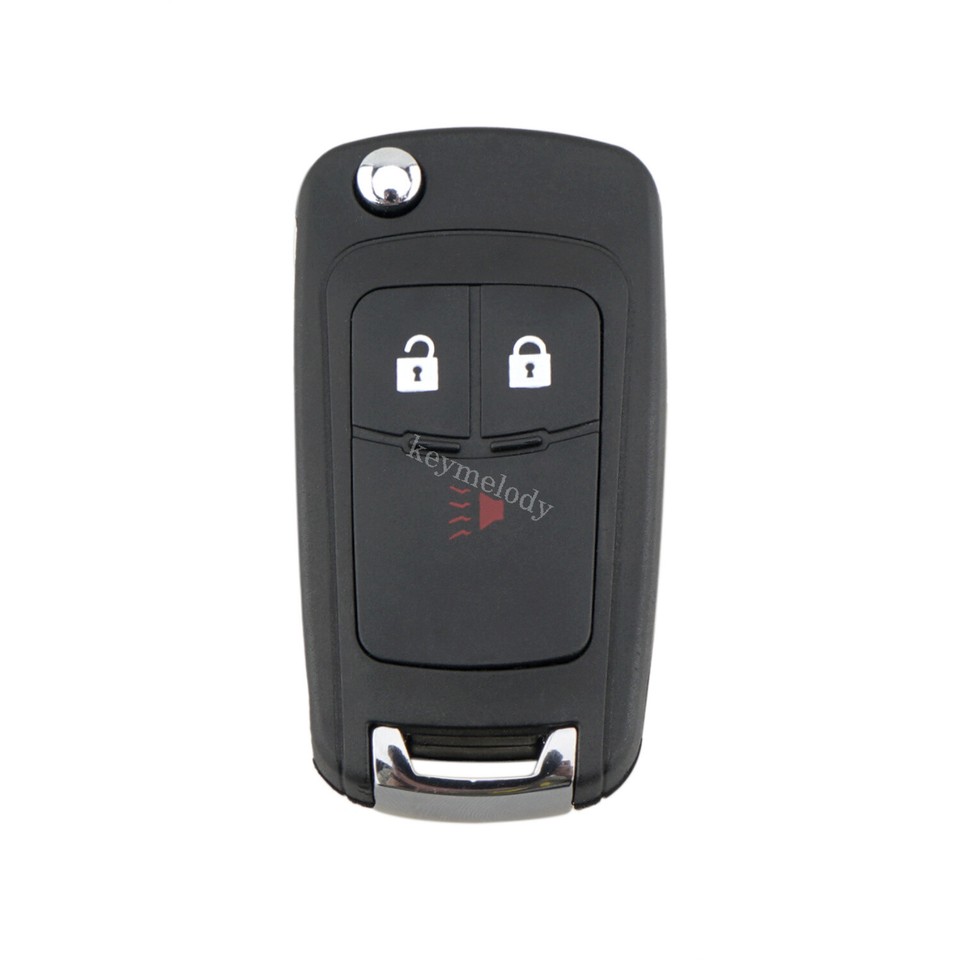 2 for Chevrolet Spark 3 Buttons Flip Fob Key Shell Case 2012 2013 2014 ...
