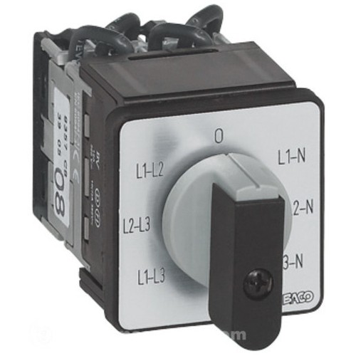 Baco Controls NY37GX80 PR12 12A Voltmeter Cam Switch, 6-Contacts MFGD ...
