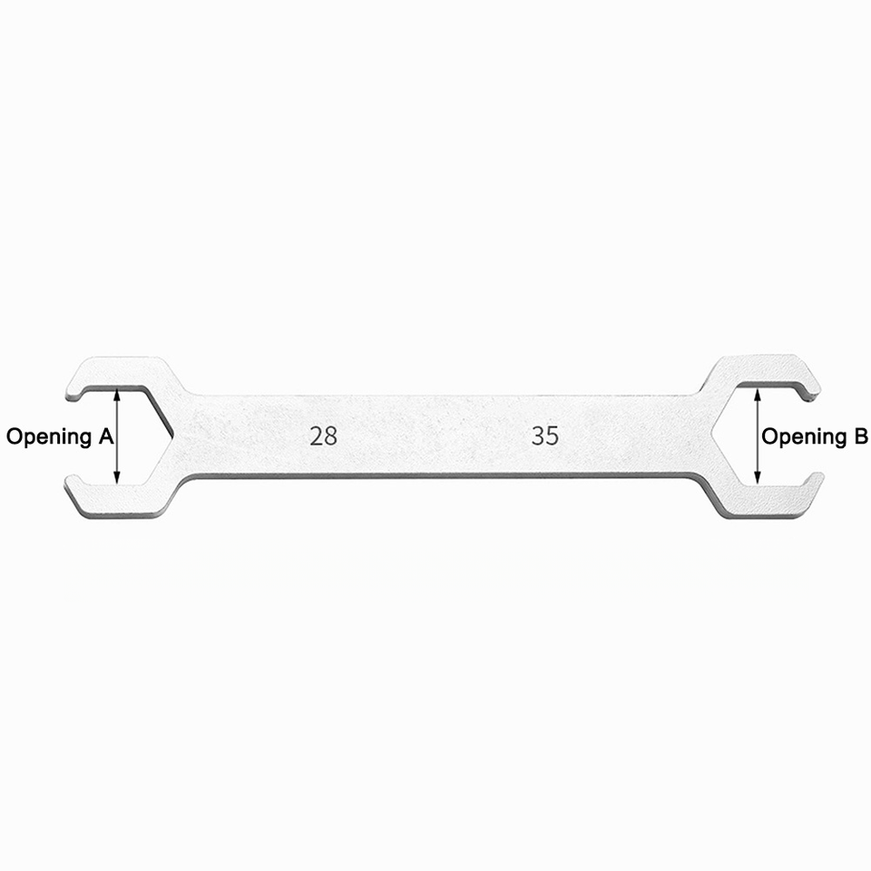 Dual Opening Wrench with Ergonomic Grip for Underfloor Heating Valve ...