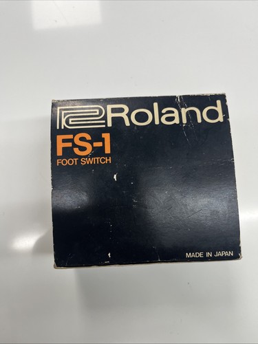 Vintage Roland FS-1 FootSwitch Cable Pedal Pro | eBay