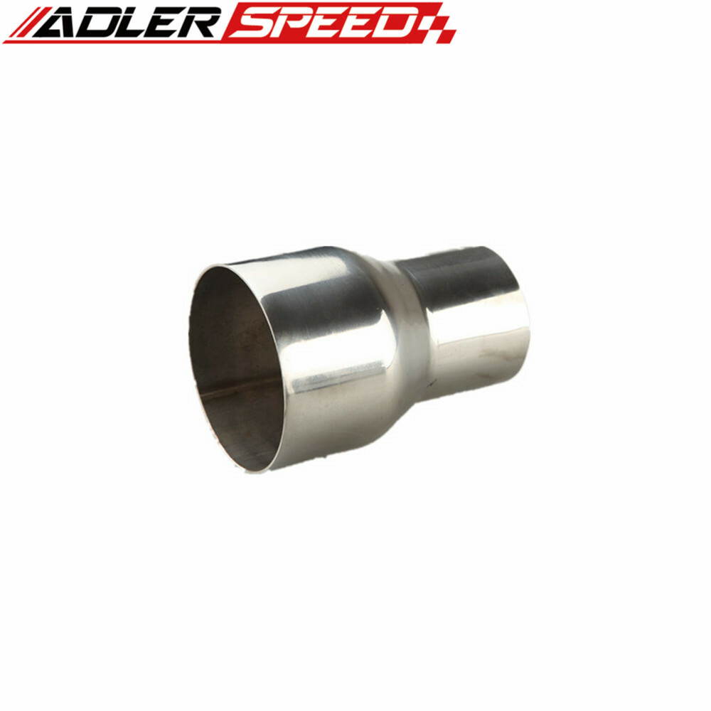 2.5" 63.5mm To 3.5" 89mm OD Stainless Steel Flared Exhaust Pipe Reducer ...