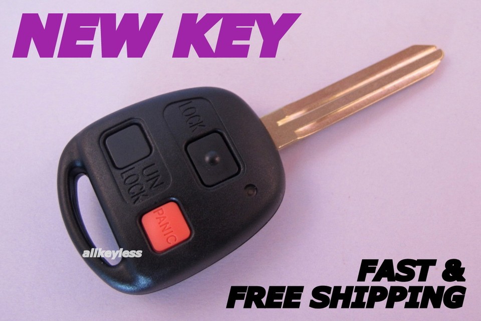 OEM Reshelled TOYOTA FJ/LAND CRUISER keyless remote key fob transmitter ...