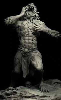 The Werewolf Resin Sculpture Statue Model Kit size choices Unpainted ...