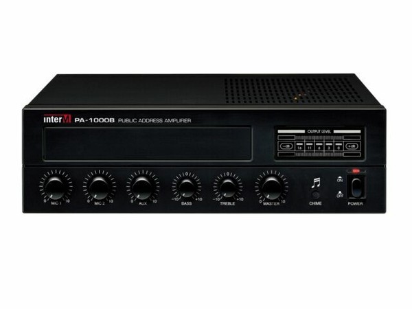 Inter-M Commercial Audio Compact 2-mic 1-aux Input 30w PA Mixer ...