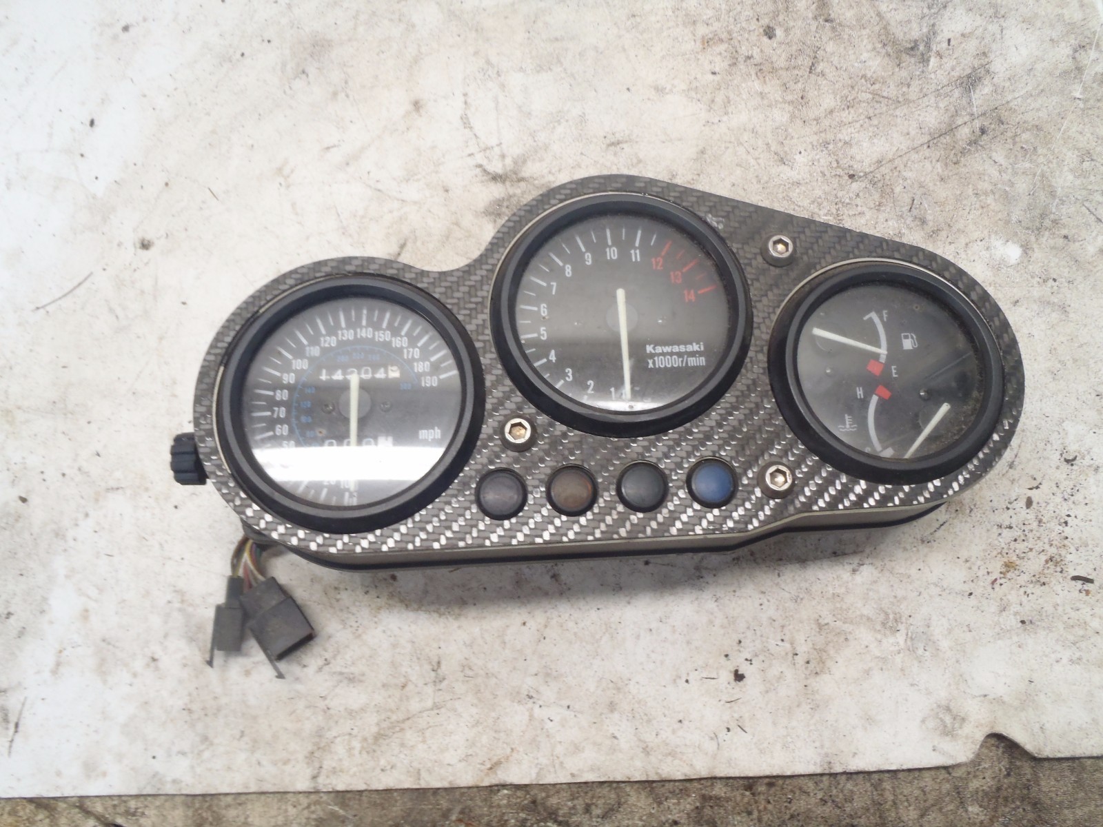 1995 Kawasaki Ninja ZX-9R ZX9R ZX9-R 900 R Gauges Gauge Cluster ...