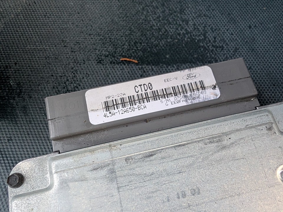 2004 FORD RANGER 4.0 ENGINE CONTROL MODEL COMPUTER ID 4L5A-12A650-BCA ...