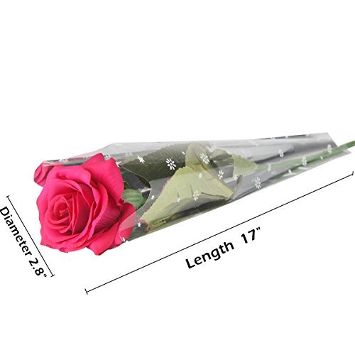 LG LOUIS GARDEN Red Rose Artificial Flowers Beauty and The Beast Rose ...