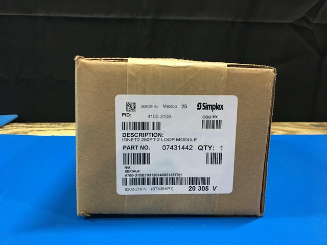 Simplex 4100-3109 Idnet2 250pt 2 Loop Module for sale online | eBay