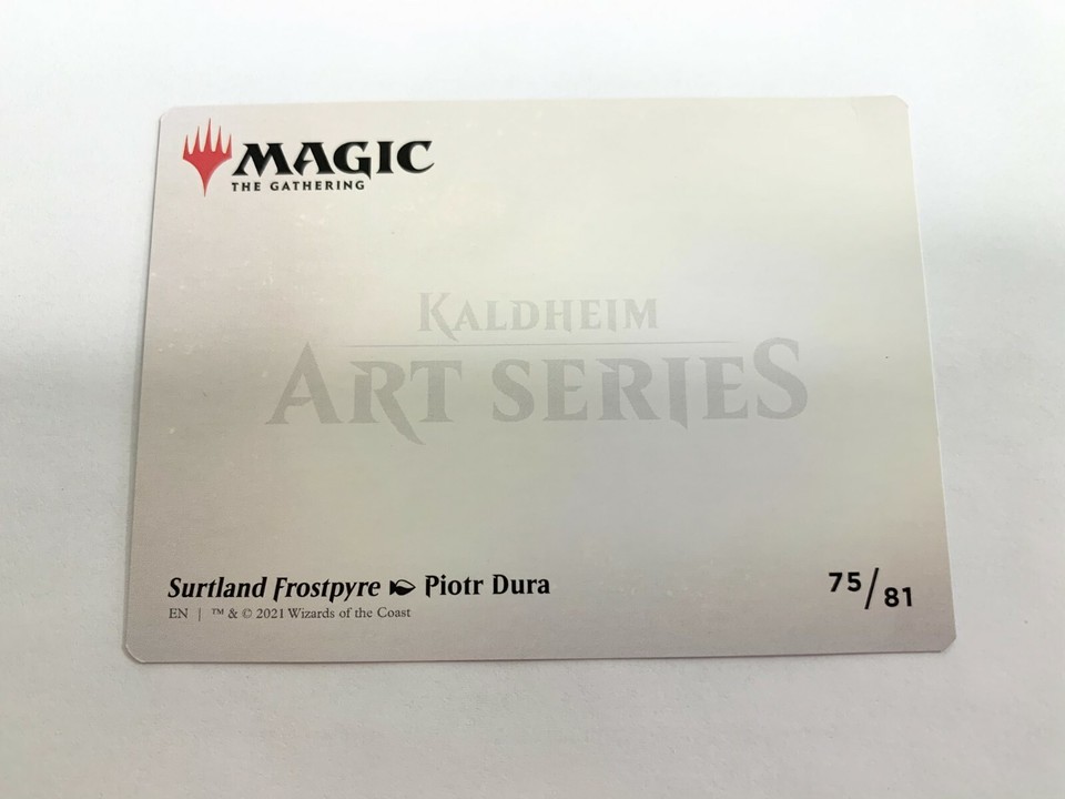 Surtland Frostpyre - Kaldheim Art Card 75/81 mtg | eBay